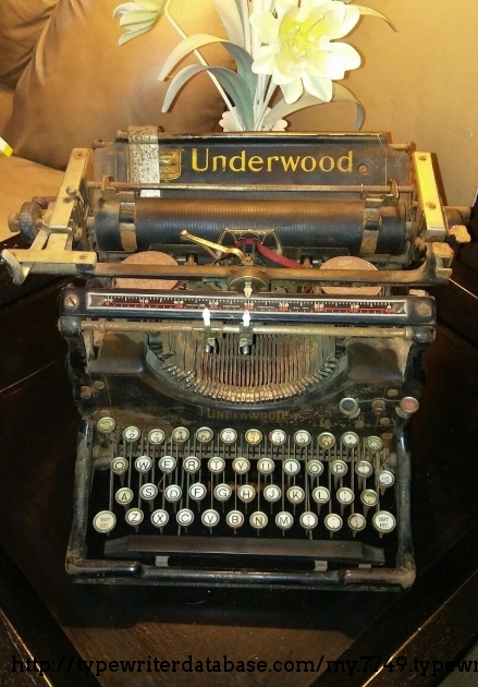 1927 Underwood 5 on the Typewriter Database
