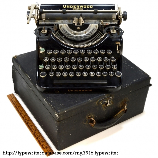 1936 Underwood Universal on the Typewriter Database