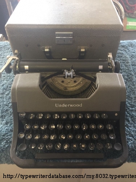 1952 Underwood Leader on the Typewriter Database