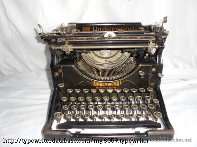 1927 Underwood 5 on the Typewriter Database