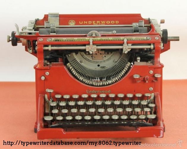 1920 Underwood 5 on the Typewriter Database