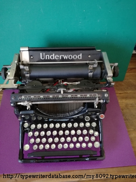 1923 Underwood 5 on the Typewriter Database