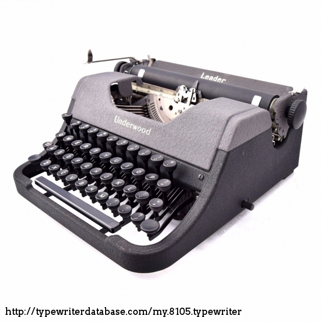 1950 Underwood Leader on the Typewriter Database