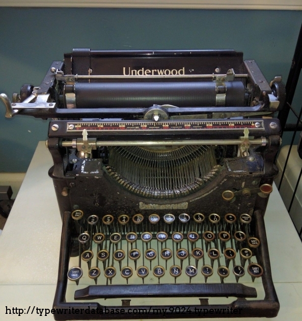 1922 Underwood 5 on the Typewriter Database