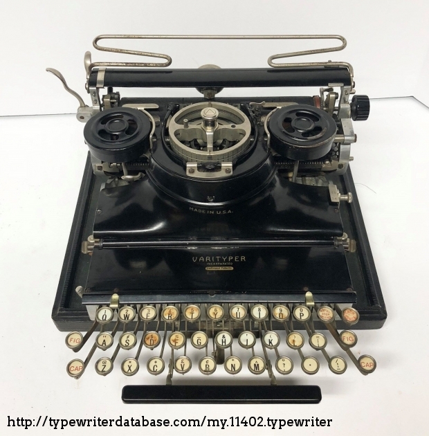 1927 VariTyper Folding on the Typewriter Database