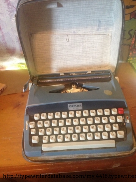 1966 Webster (Brother) XL-500 on the Typewriter Database