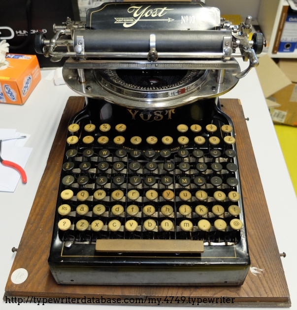 190x Yost 10 on the Typewriter Database