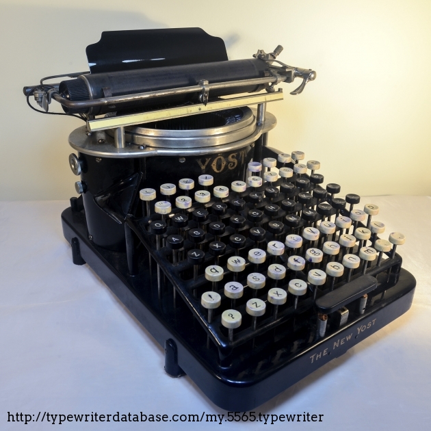1895 Yost 4 on the Typewriter Database