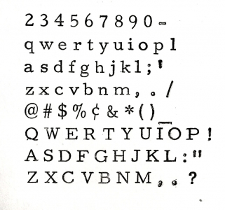 1954 IBM Model B Executive on the Typewriter Database