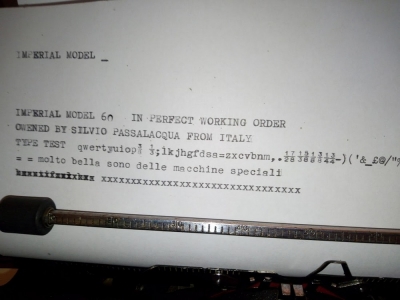 1950 Imperial Model 60 on the Typewriter Database