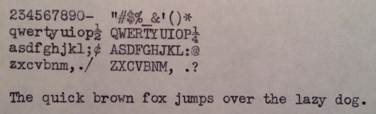 1948 Remington Noiseless 7 on the Typewriter Database